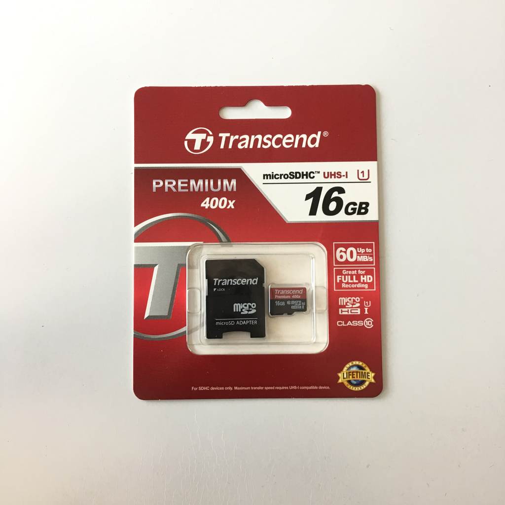 Карта памет Micro SD Transcend 16GB memory card за мобилен телефон ...
