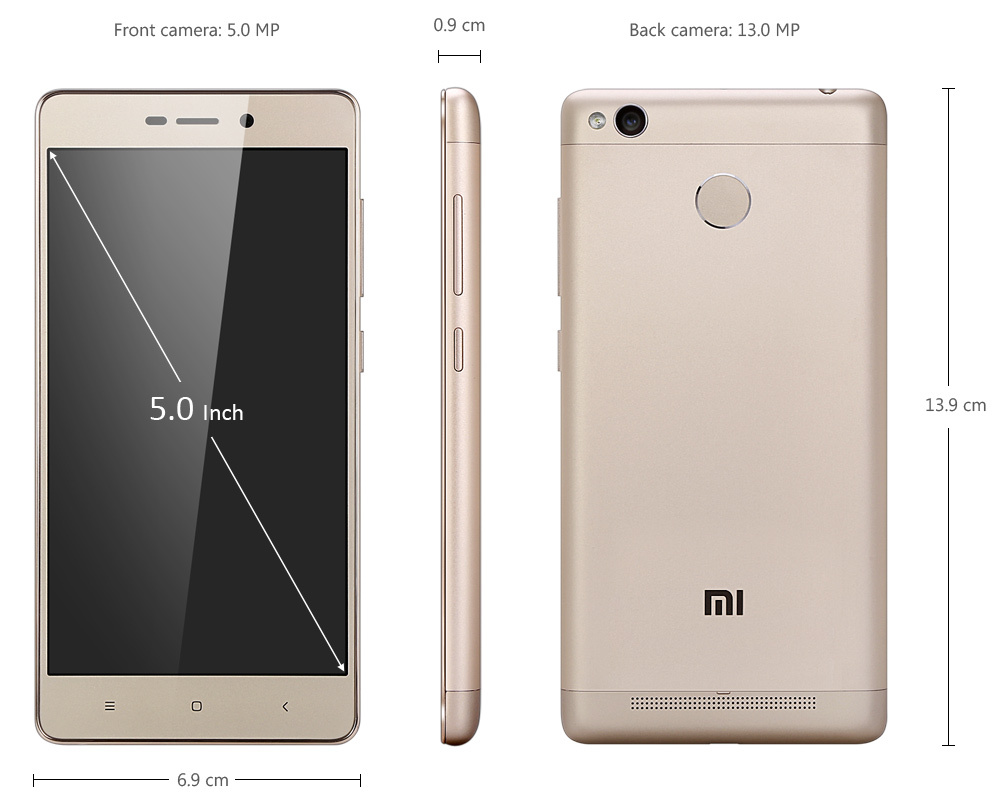 Xiaomi Redmi 3s Prime 32GB Dual Sim, цена в София, България с 3GB RAM ...